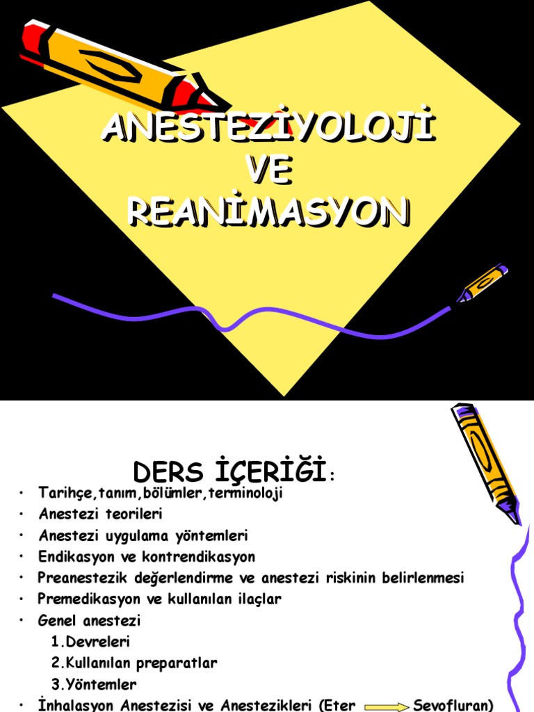 Anestezi | PDF