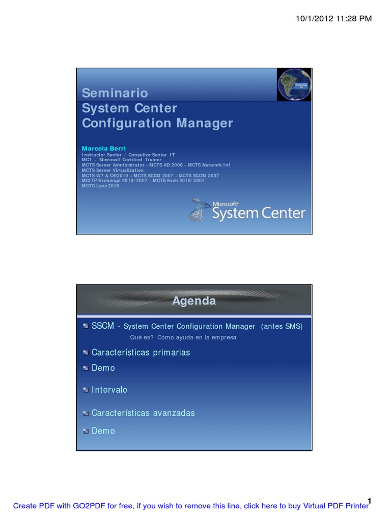 Seminario SCCM | PDF | Windows Server 2008 | Windows 7