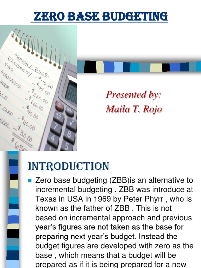 Zero Base Budgeting | PDF | Economies | Business