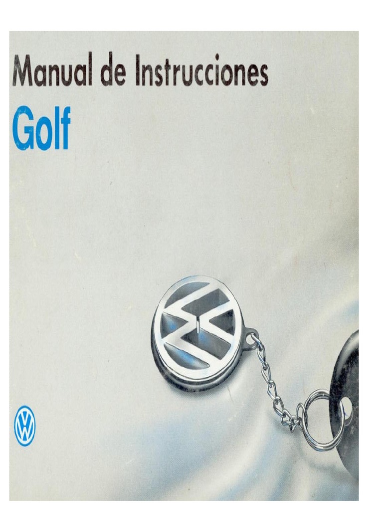 Manual de Usuario VW Golf MK3 PDF | PDF