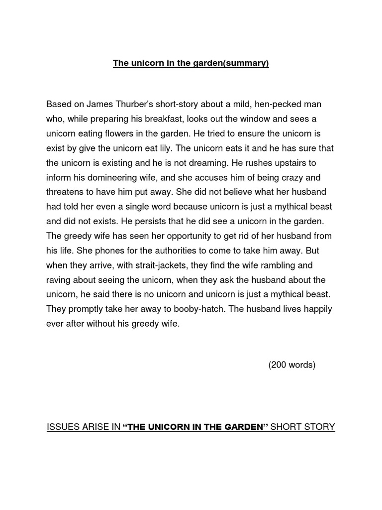 Summary Unicorn | PDF