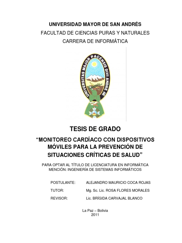 Tesis umsa.pdf | paquete general de Radio sevicio | Bases de datos