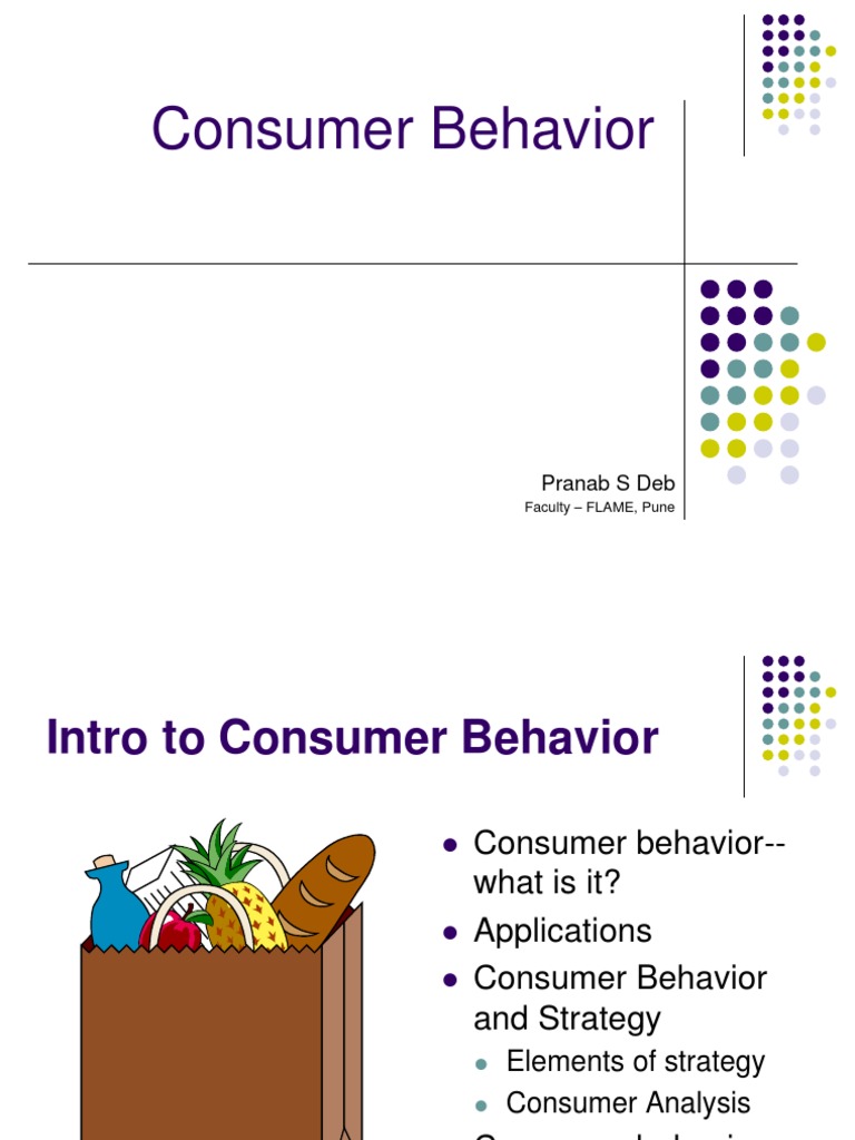 Introduction To Consumer Behavior | Download Free PDF | Consumer ...