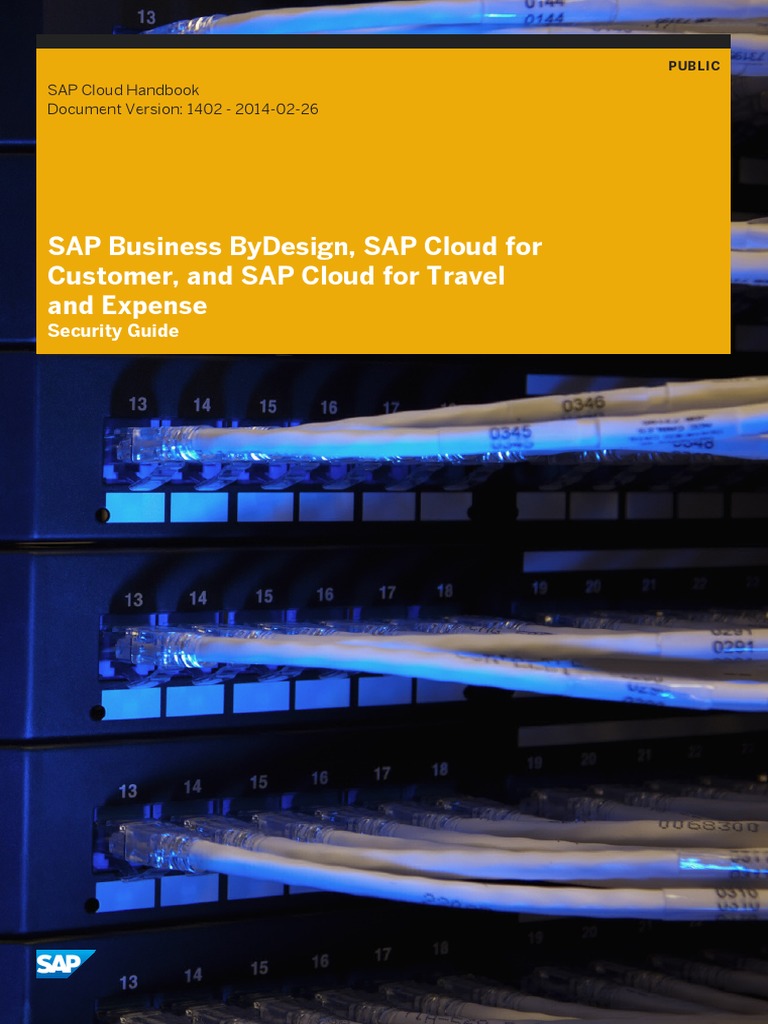 SAP Cloud For Customer Security Guide | PDF | Cloud Computing ...