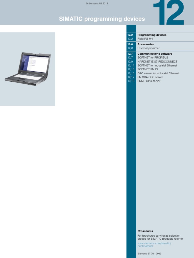 Laptop Simatic Field PG PDF | PDF | Windows Server 2003 | Microsoft Windows