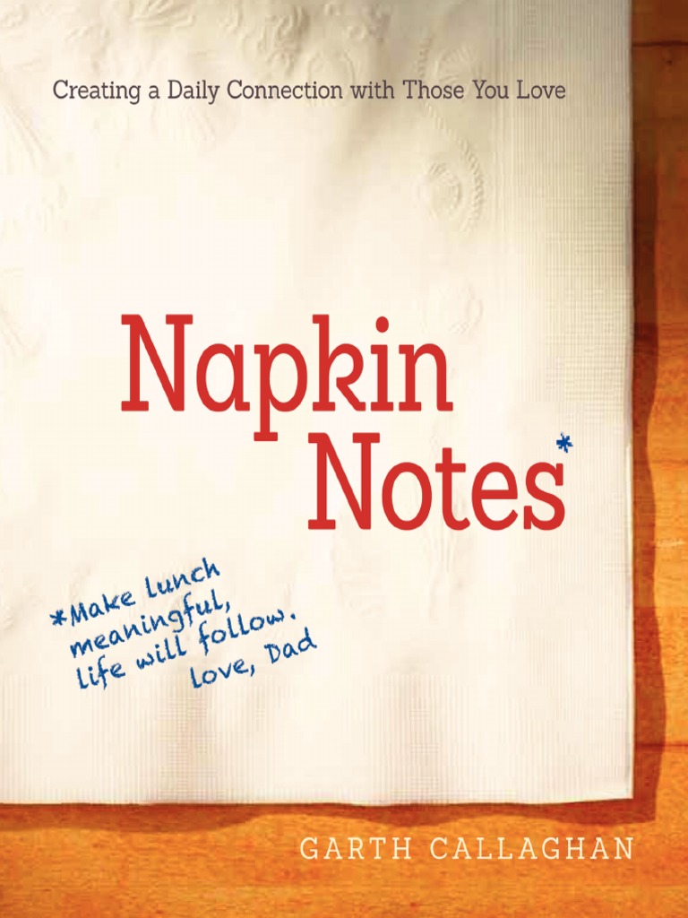 Napkin Notes by Garth Callaghan | PDF | Lunch | Wellness