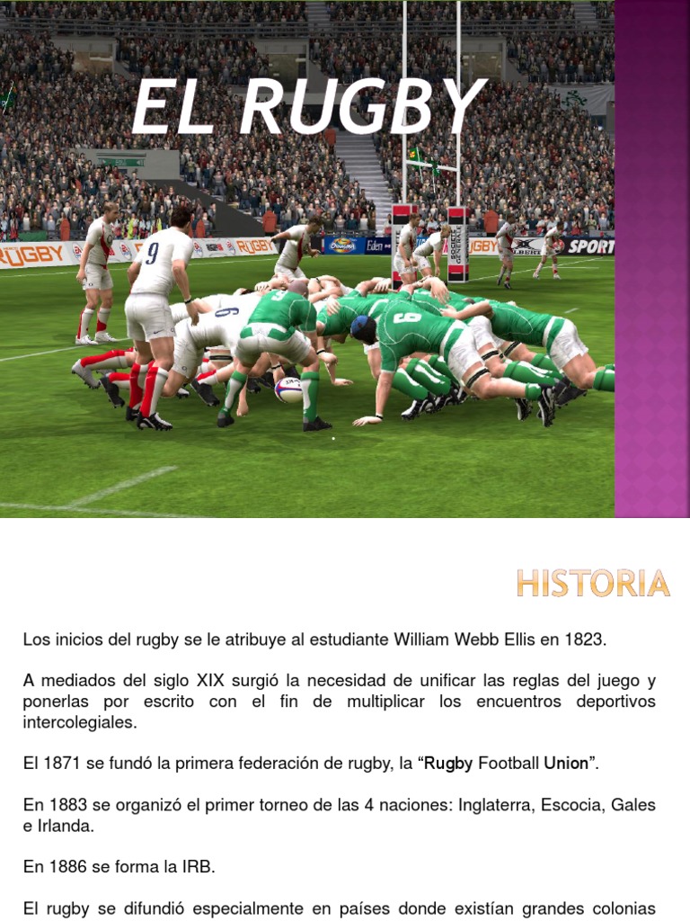 Historia y reglas del rugby | PDF | Fútbol rugby | Fuerza