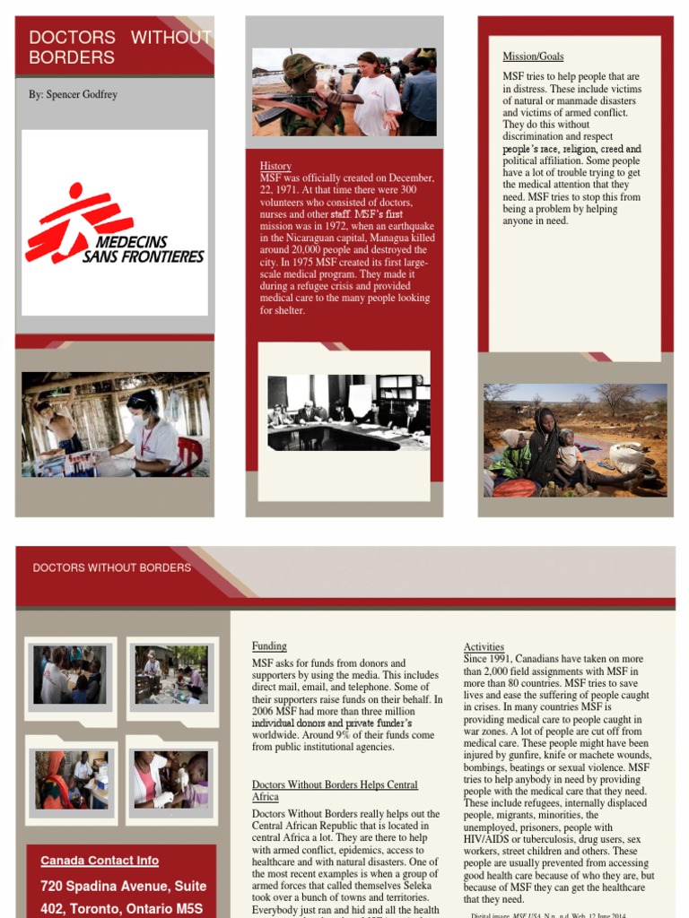 MSF: History and Mission Overview | PDF | Médecins Sans Frontières ...