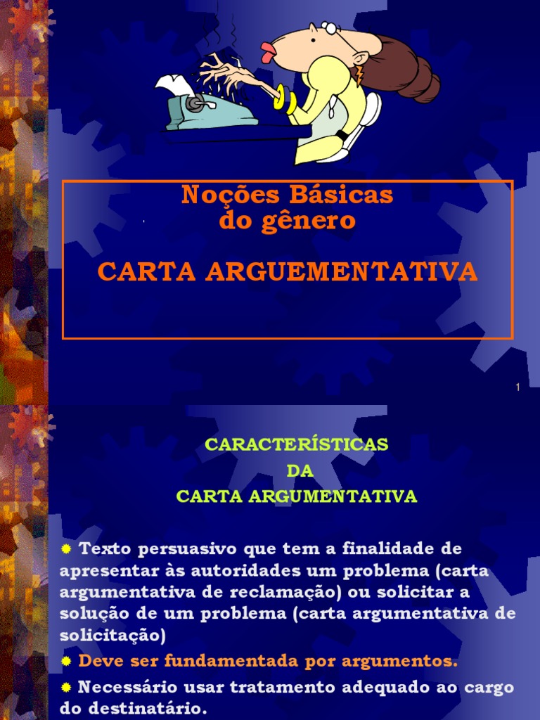 Características e estrutura da carta argumentativa | PDF | Escolas | Cidade