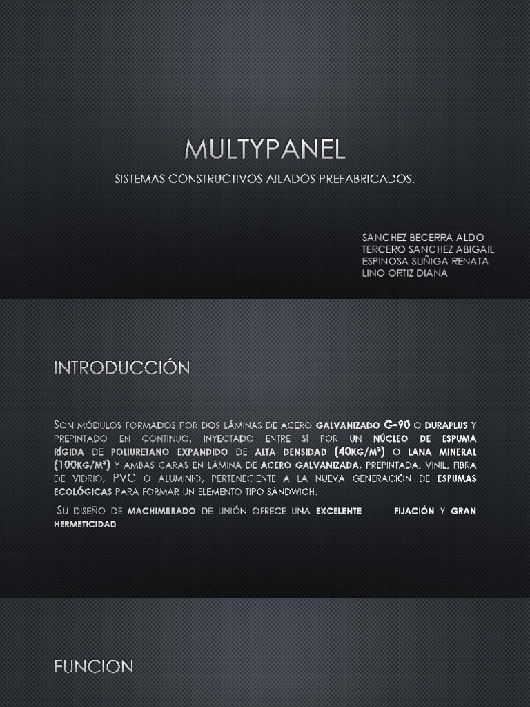 MULTYPANEL | PDF