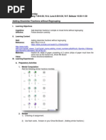 Adding Similar Fractions Lesson Plan | PDF | Fraction (Mathematics ...