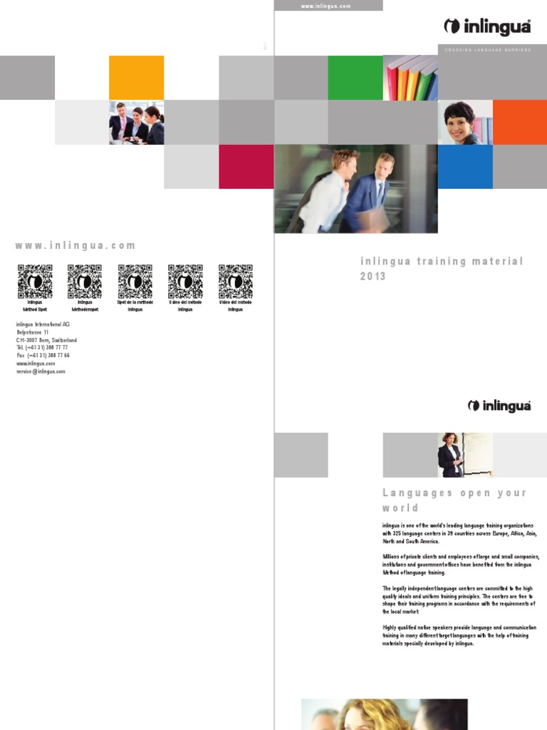 Brochure Materiel Inlingua PDF | PDF | Educational Technology | Cognition