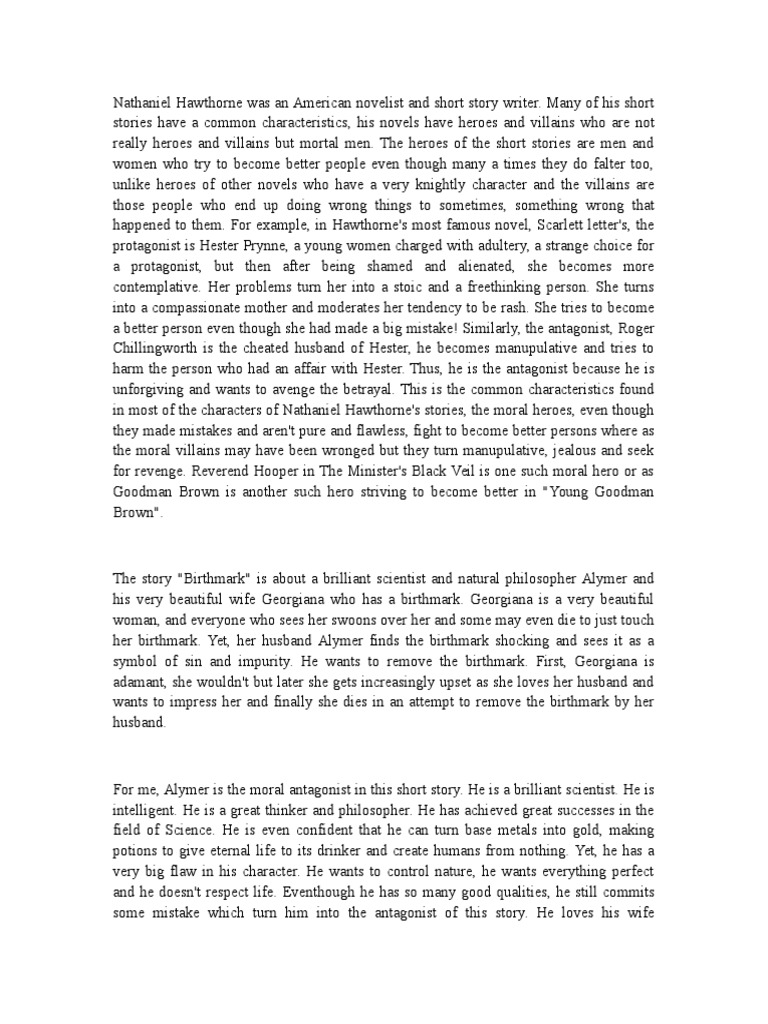 Moral Hero Vs Moral Villain | PDF | Hero | Nathaniel Hawthorne