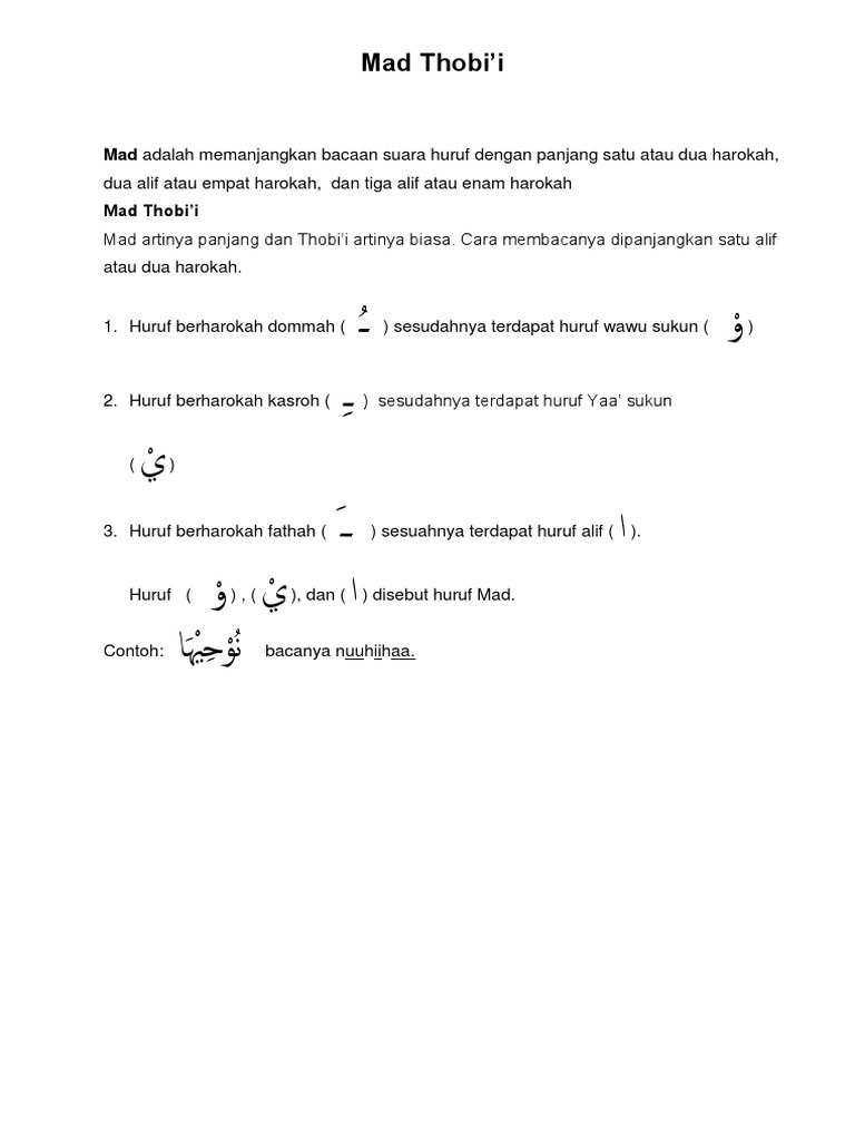 Mad Thobi'i | PDF