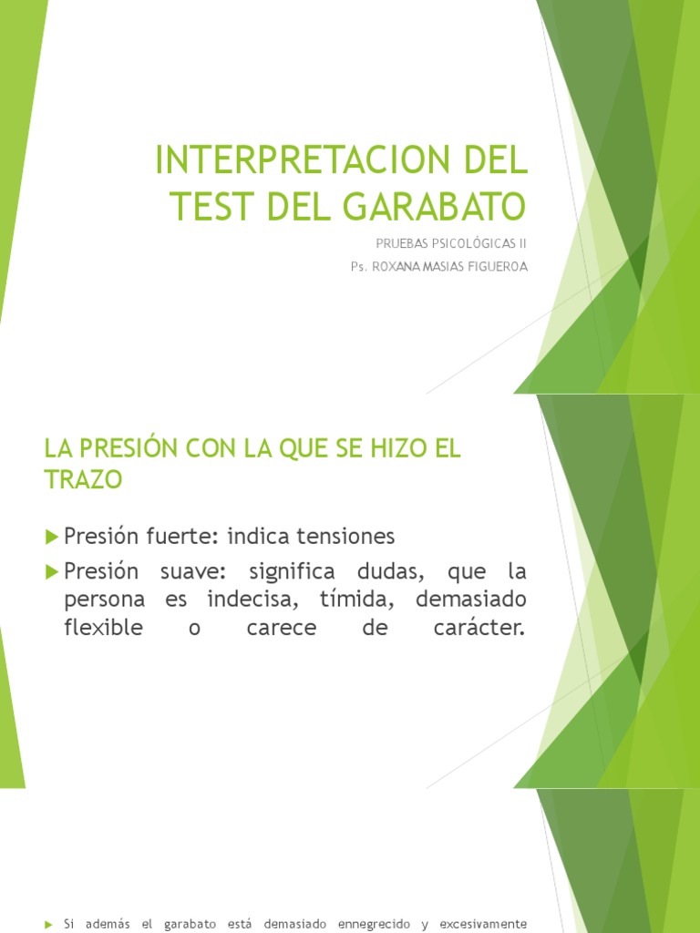 Interpretacion Del Test Del Garabato | PDF | Depresión (estado de ánimo ...