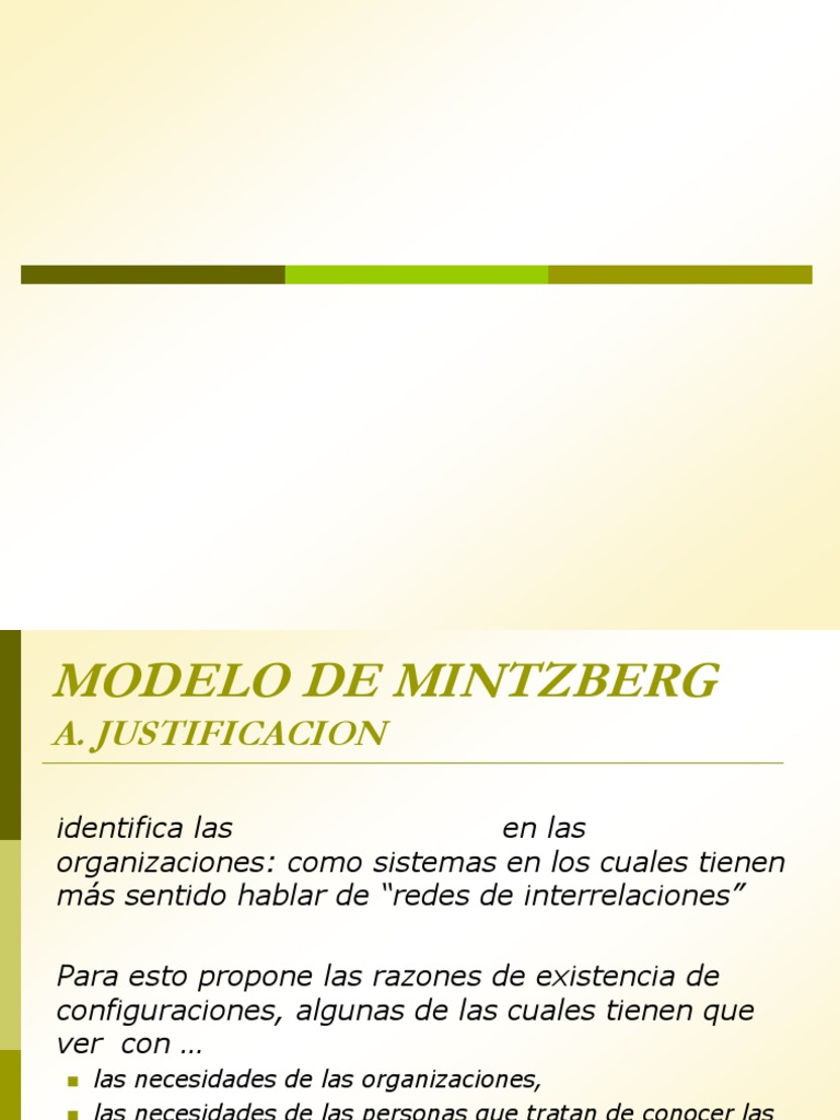 Modelo de Mintzberg | PDF | Planificación | Kernel (sistema operativo)