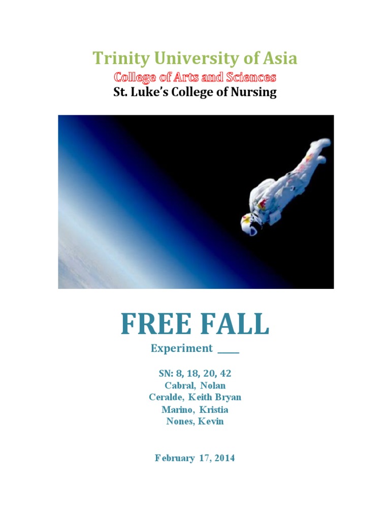 Free Fall Experiment | PDF | Gravity | Acceleration