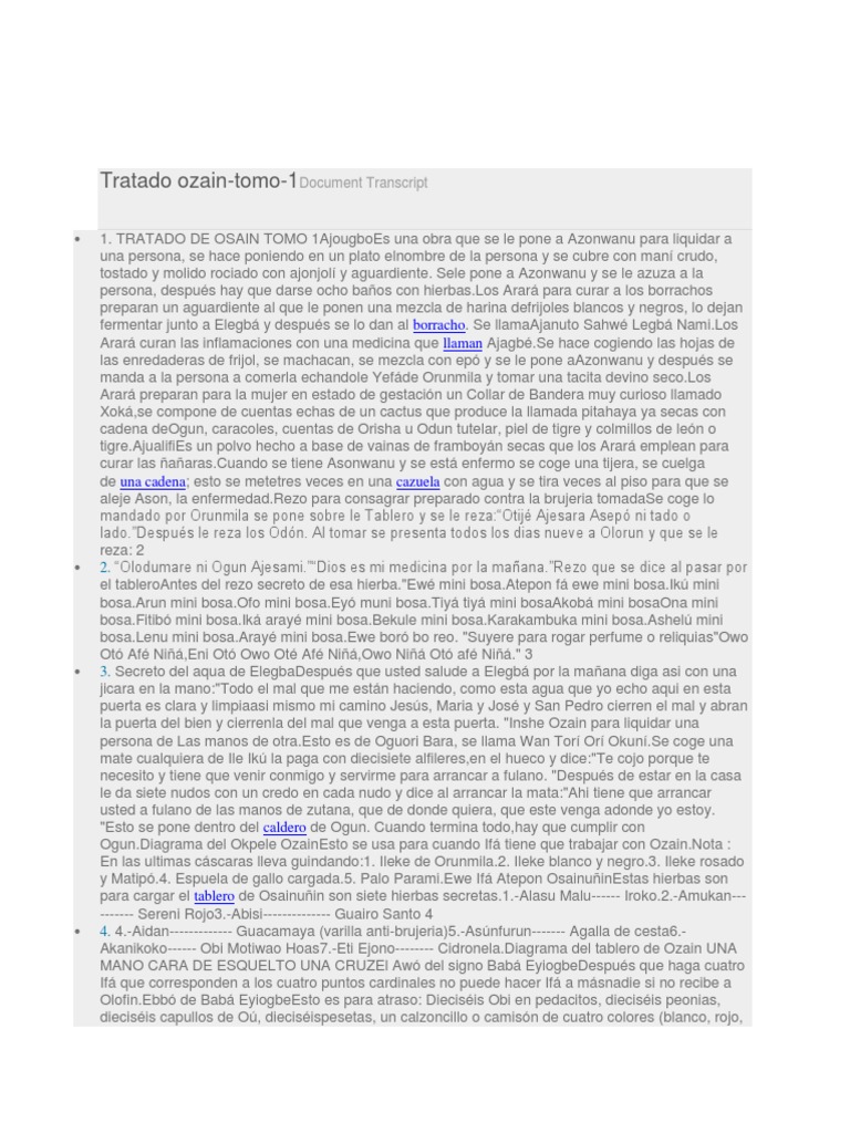 Tratado Ozain TOMO 1 | PDF | Religión y creencia | Naturaleza