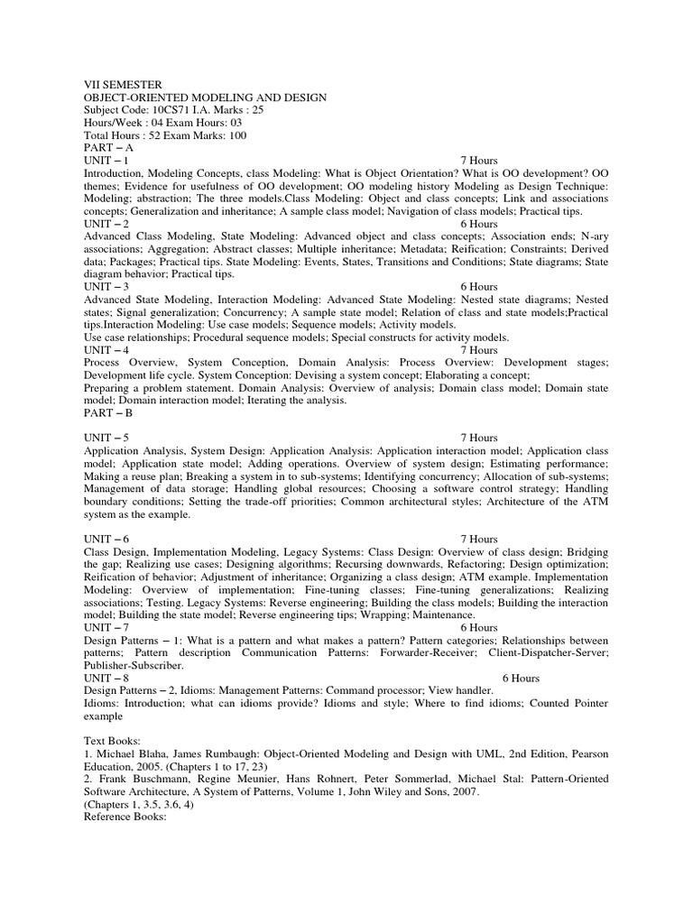 VII Semester VTU Syllabus | PDF | Java (Programming Language) | Java Servlet