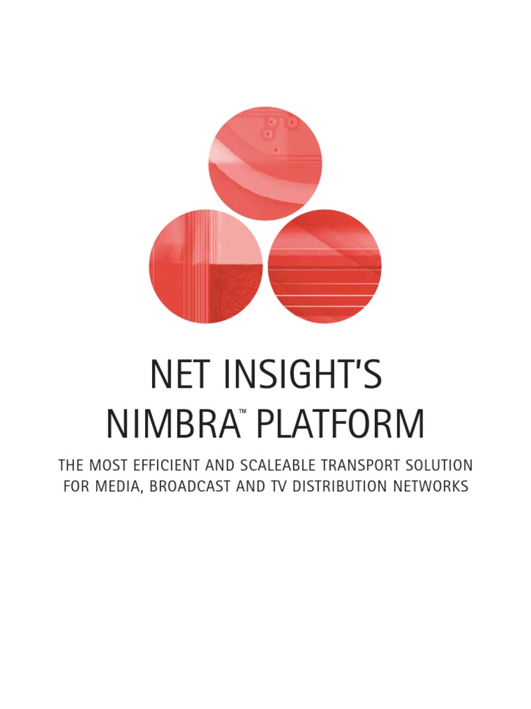Sis Netinsight Digital TV Network Construction Nimbra Platform | PDF ...