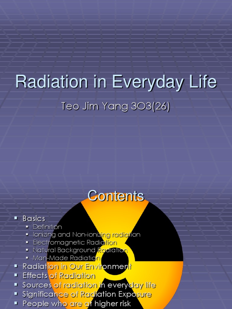Everyday Sources of Radiation Explained | PDF | Ionizing Radiation ...
