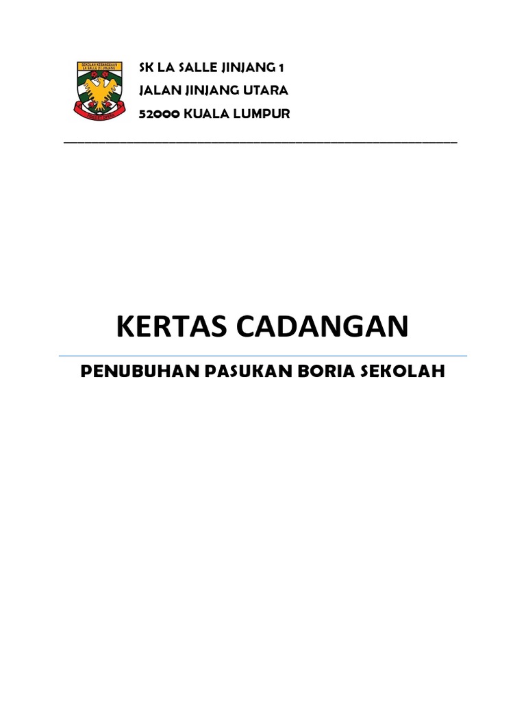 Kertas Kerja Boria | PDF