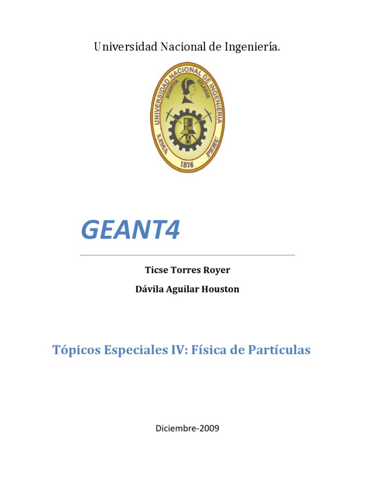Geant 4 | PDF | C ++ | C (lenguaje de programación)