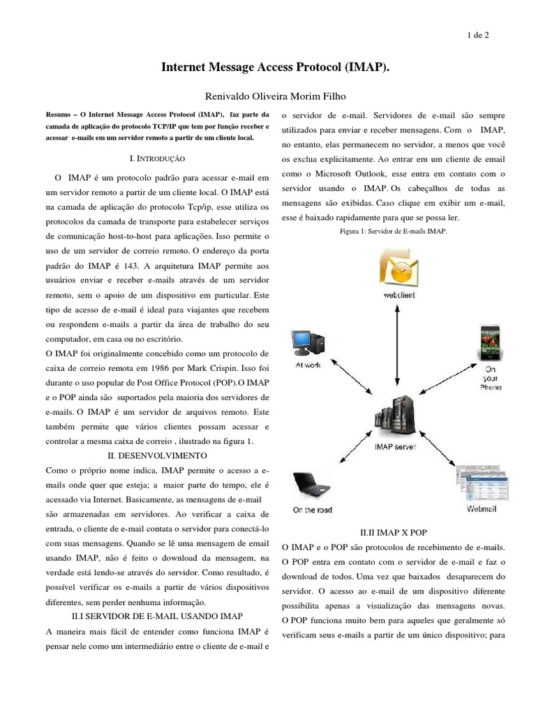 Imap PDF | PDF | E-mail | Modelo cliente – Servidor