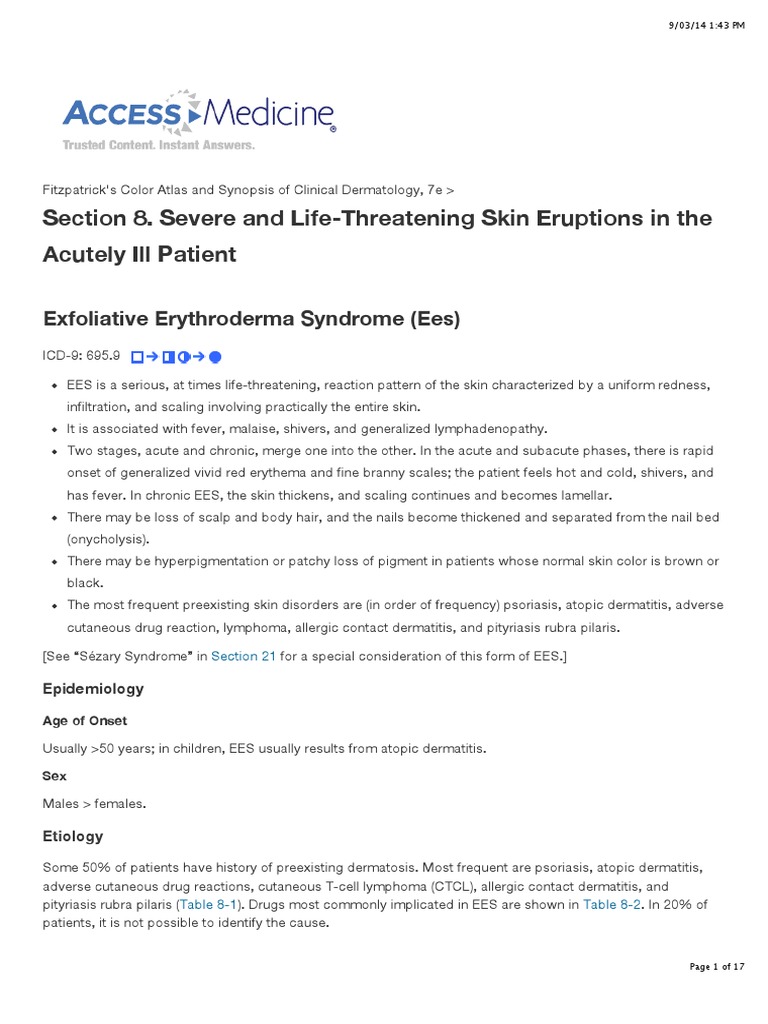Fitzpatricks Color Atlas and Synopsis of Clinical Dermatology ...