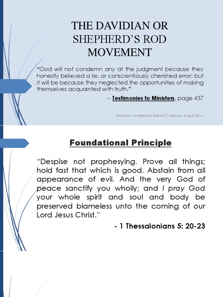 The Davidian or Shepherd's Rod Movement - J | PDF | The Beast ...