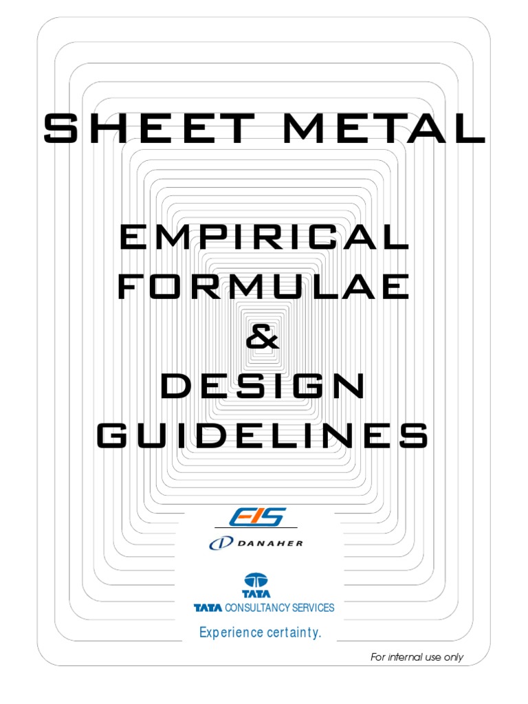 Sheet Metal Design Guidelines | PDF | Crafts | Procedural Knowledge