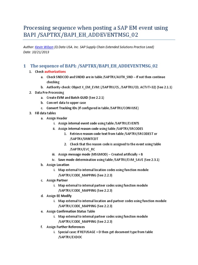 Processing Sequence When Posting An Event | PDF | Databases | Computer File
