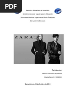 Misión, Visión y Valores Zara | PDF | Moda | Tecnología de información ...