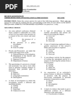 FUNDAMENTALS OF CDI Questionnaire | PDF | Crime Scene | Interrogation