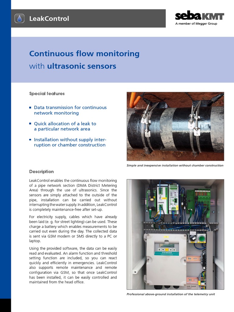 Continuous Flow Monitoring: With Ultrasonic Sensors | PDF ...