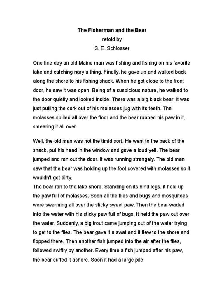 The Fisherman and The Bear | PDF | Bears | Environment