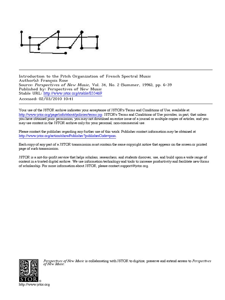 Spectral Music | PDF | Pitch (Music) | Harmonic