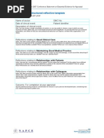 NMC Reflective Discussion Form Template | PDF