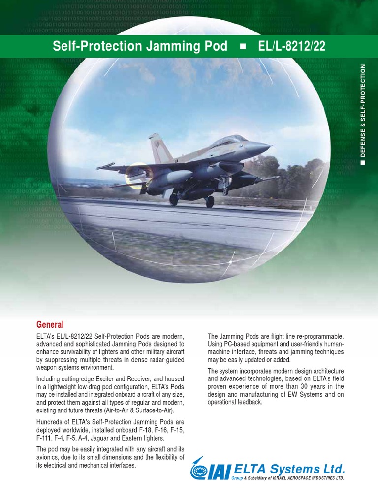 EL/L-8212/22 Self-Protection Jamming Pod: A Versatile and Effective ...