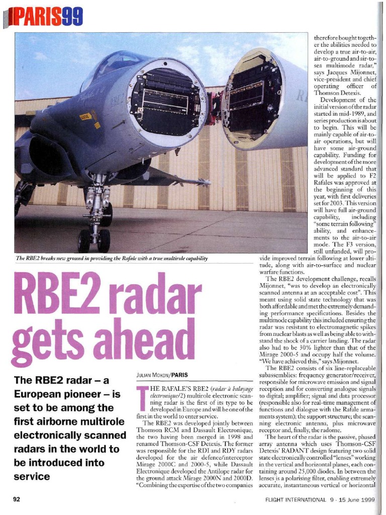 RBE 2 Pesa Radar | PDF | Microwave | Antenna (Radio)