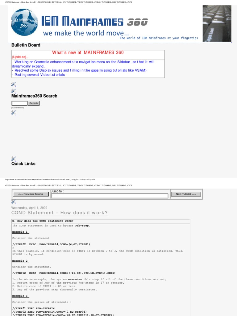 10 - More On COND Statement | PDF
