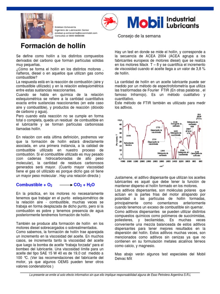 Formacion de Hollin PDF | PDF | Combustibles | Estequiometría