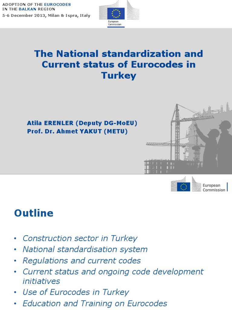 Eurocodes Turkey | PDF | Standardization | Turkey