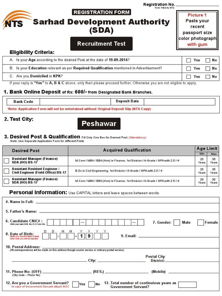 SDA Form | PDF | Business | Further Education