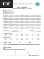 Opf Membership Form With Picture | PDF | Passport | Banks