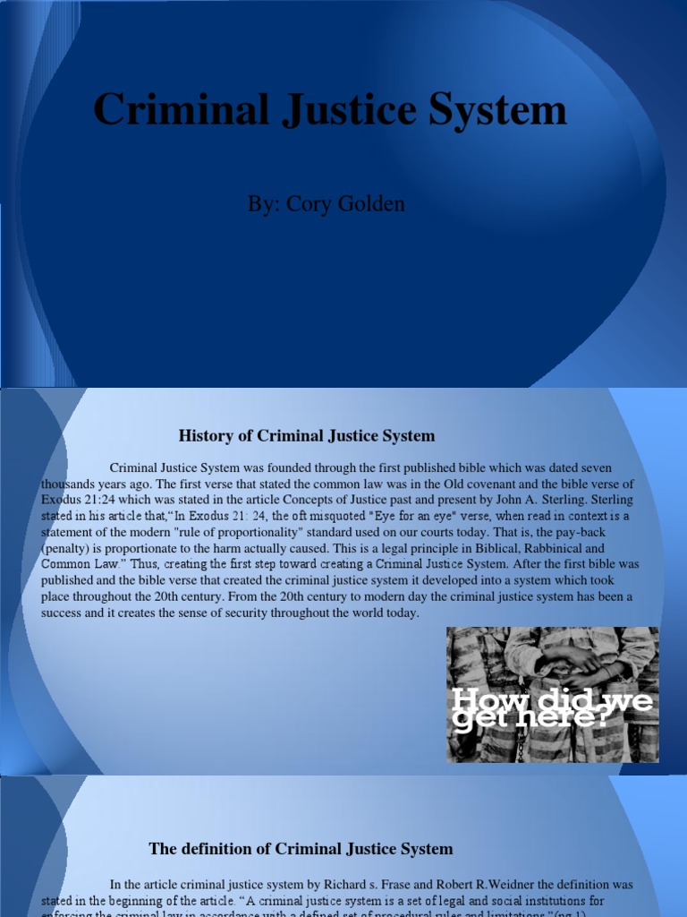 Criminal Justice System | Prosecutor | Criminal Justice