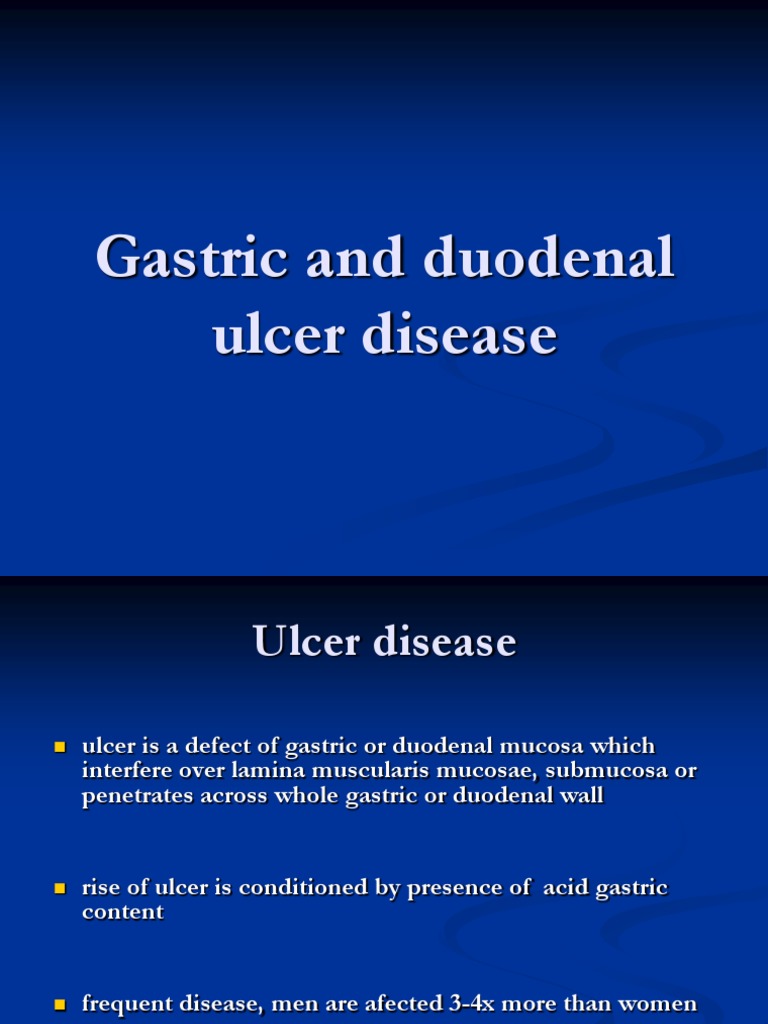 Gastric and Duodenal Ulcer | PDF | Peptic Ulcer | Stomach