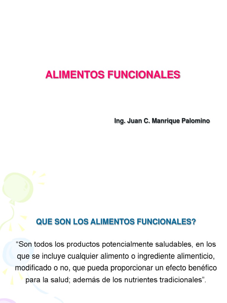 Alimentos Funcionales | Descargar gratis PDF | Antioxidante | Comida funcional
