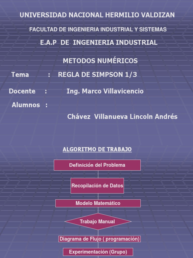 Regla Simpson 1 3 C | PDF | Integral | Algoritmos