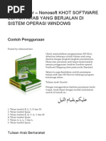 Tutorial - Nonoshoft Khot 3.1.9 | PDF